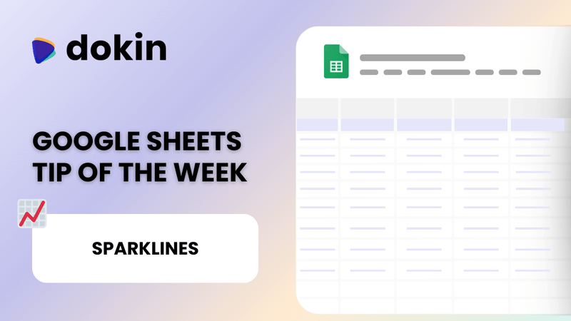 How to Use Sparklines in Google Sheets